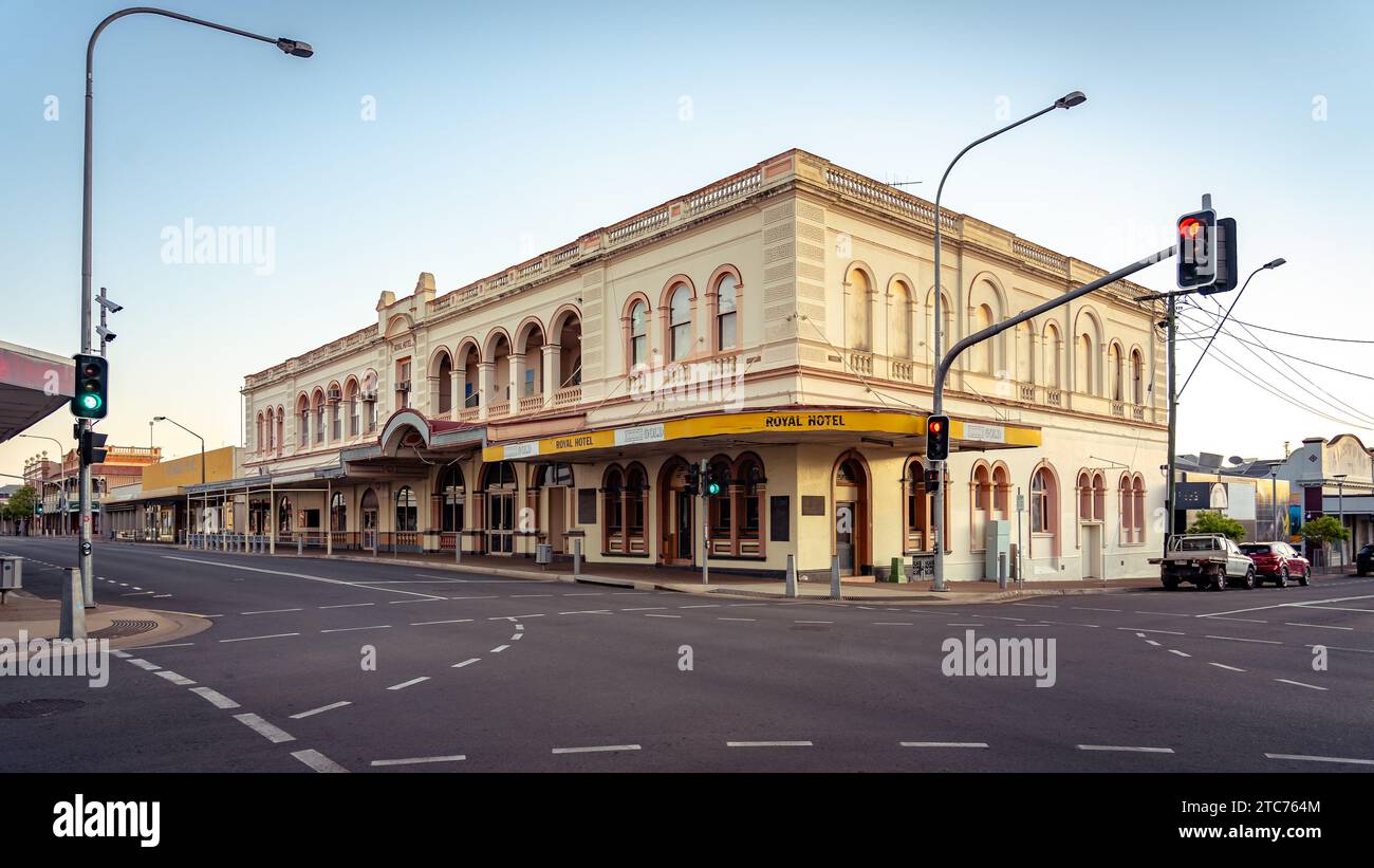 Maryborough, QLD, Australia - Historical Royal Hotel building Stock ...