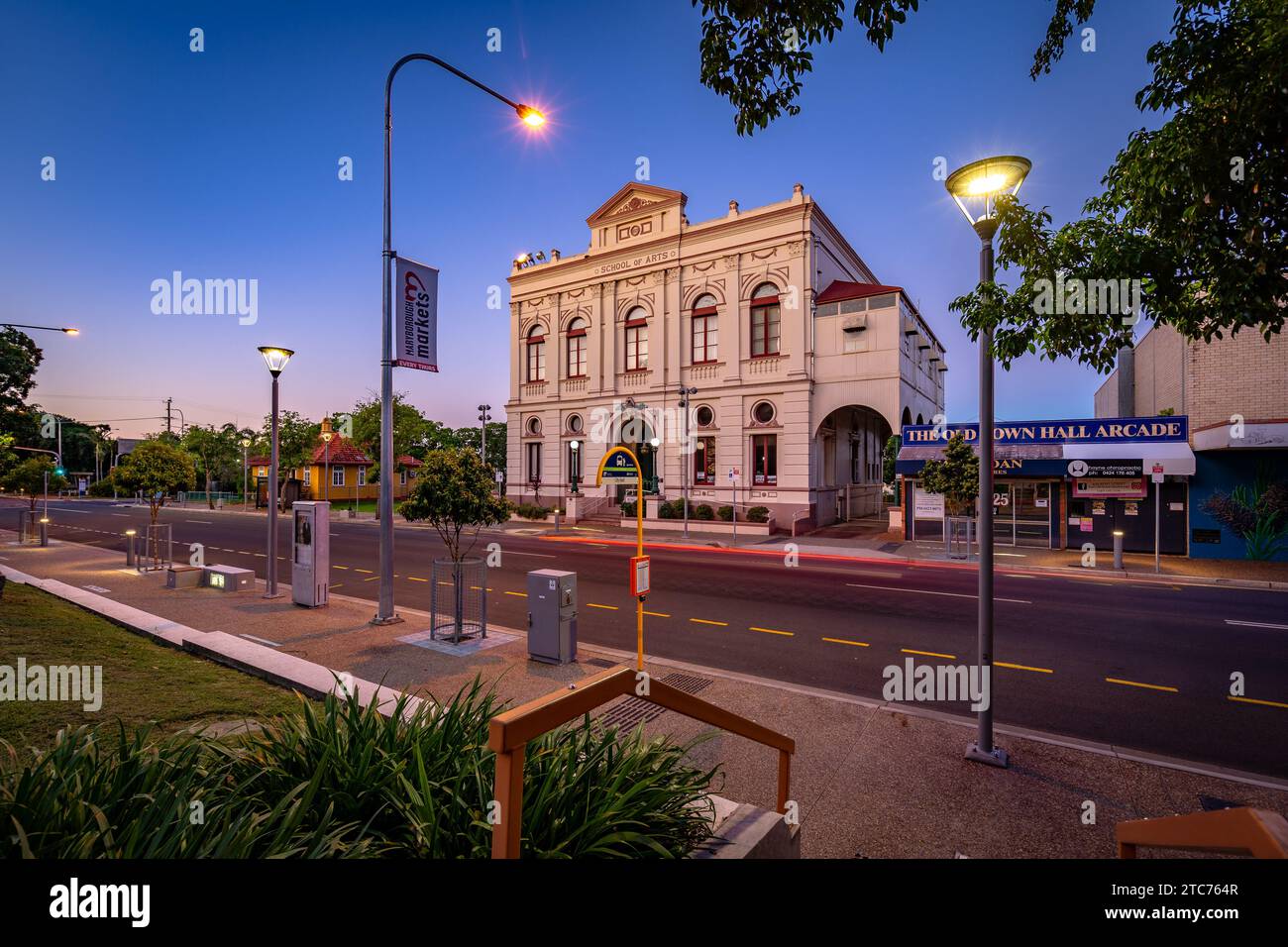 Maryborough, QLD, Australia - Historical School of Arts building Stock ...