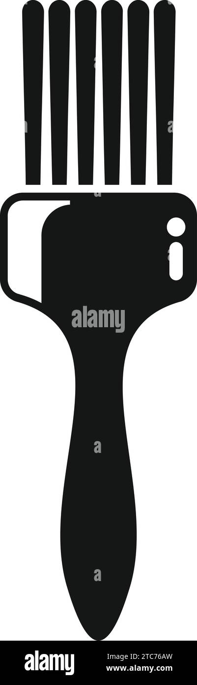 Brush cosmetology icon simple vector. Tutorial step beauty. Tutorial ...