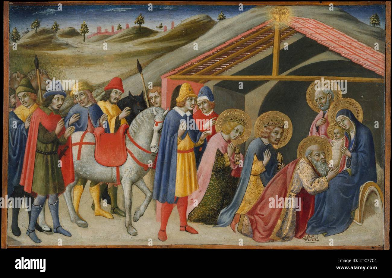 The Adoration of the Magi 1958 by Sano di Pietro (Ansano di Pietro di ...