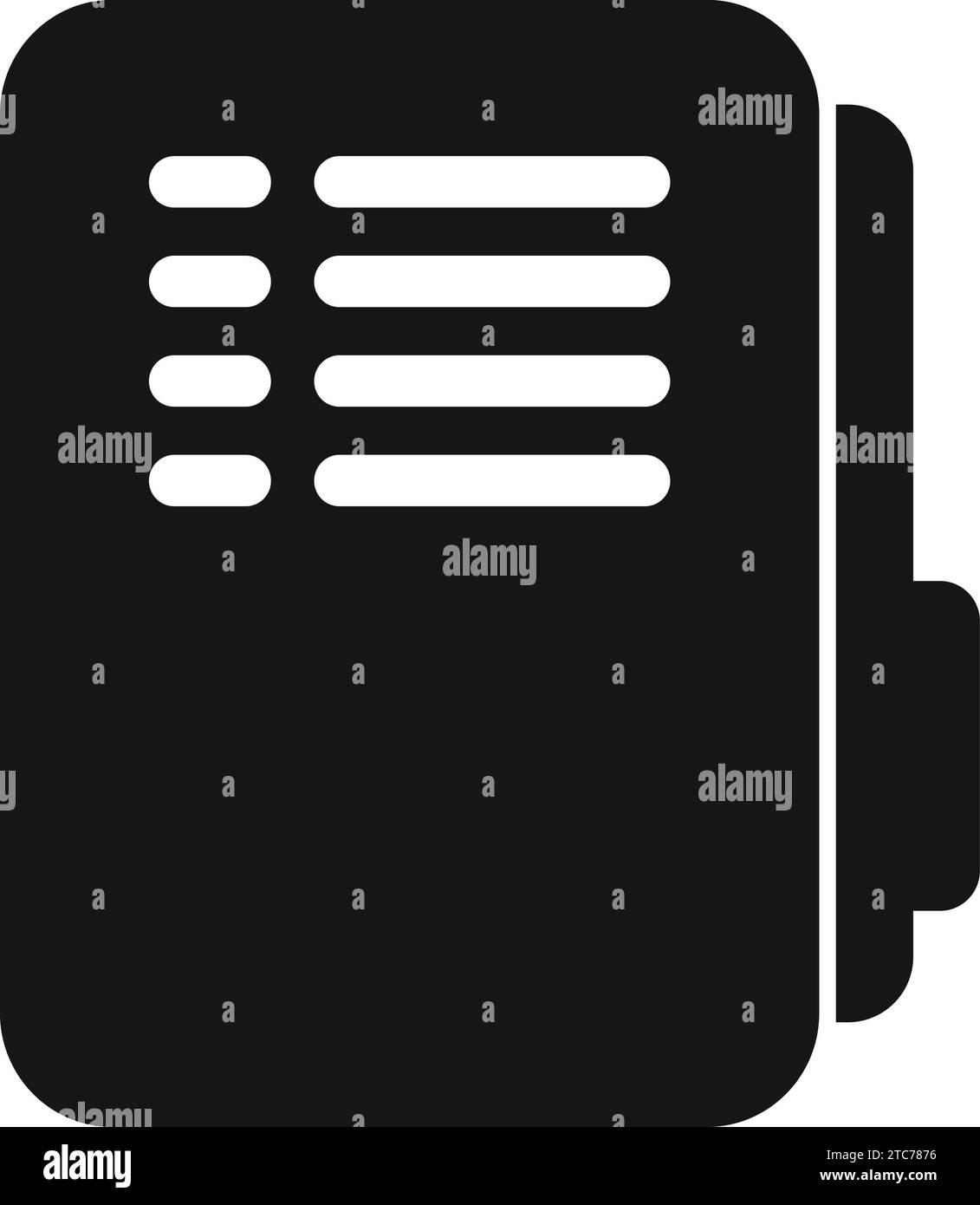 Folder record keep icon simple vector. Document balance. Remote job Stock Vector Image & Art - Alamy