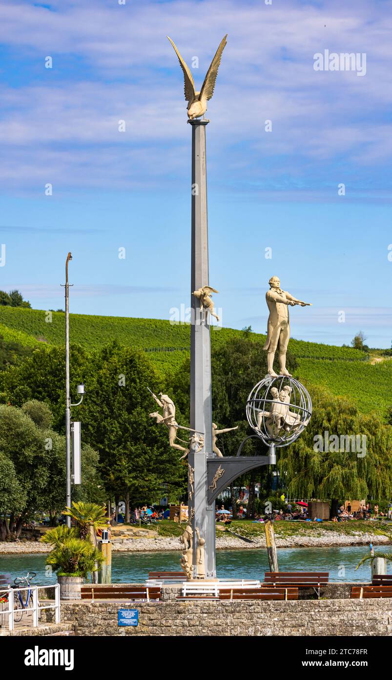 Statue meersburg lake constance germany hi-res stock photography and ...