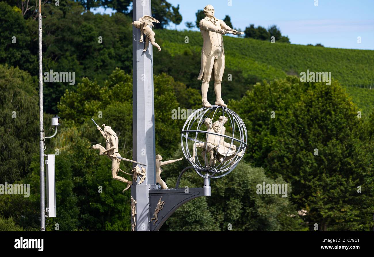 Statue meersburg lake constance germany hi-res stock photography and ...
