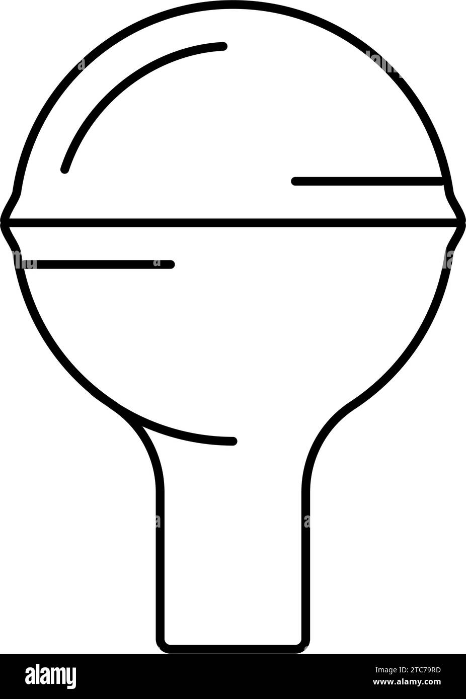 dropper bulb chemical glassware lab line icon vector illustration Stock ...