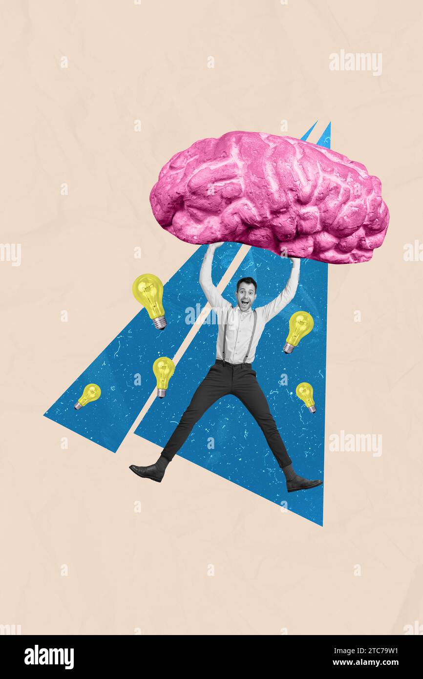 Big brain caricature hi-res stock photography and images - Alamy