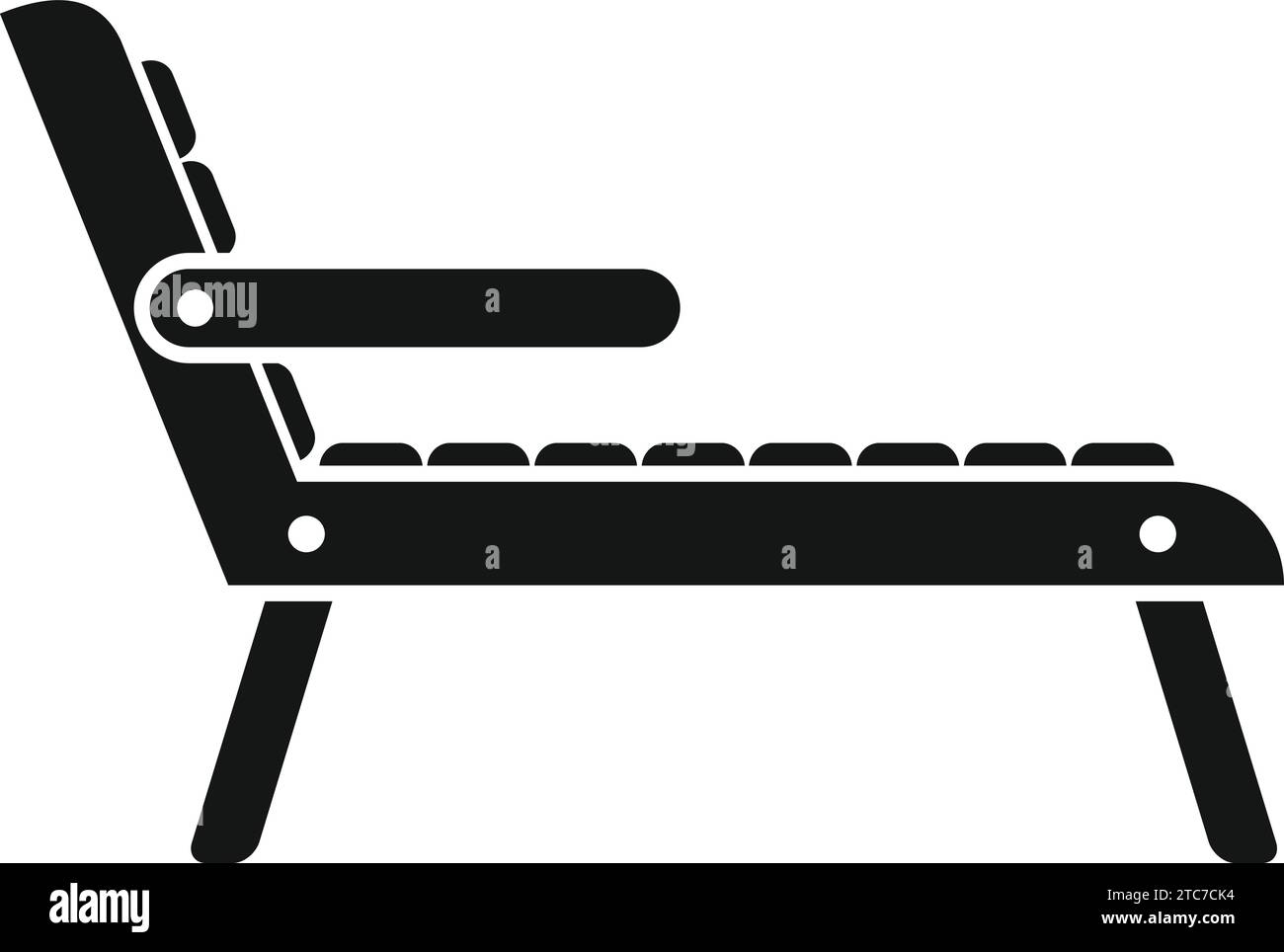 Wooden deck icon simple vector. Outdoor furniture. Parasol activity park Stock Vector Image ...