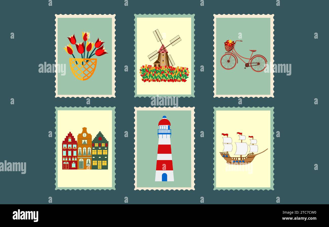 Miniature images of endangered flora. For wedding invitations, parties ...