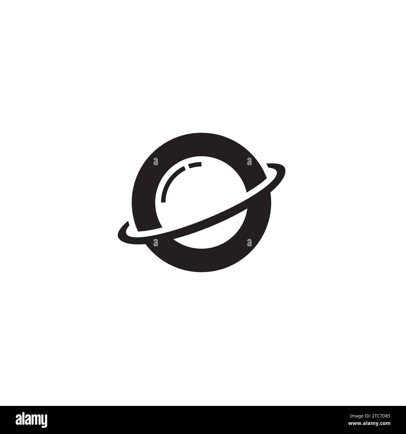 Letter O and Planet logo or icon design Stock Vector Image & Art - Alamy