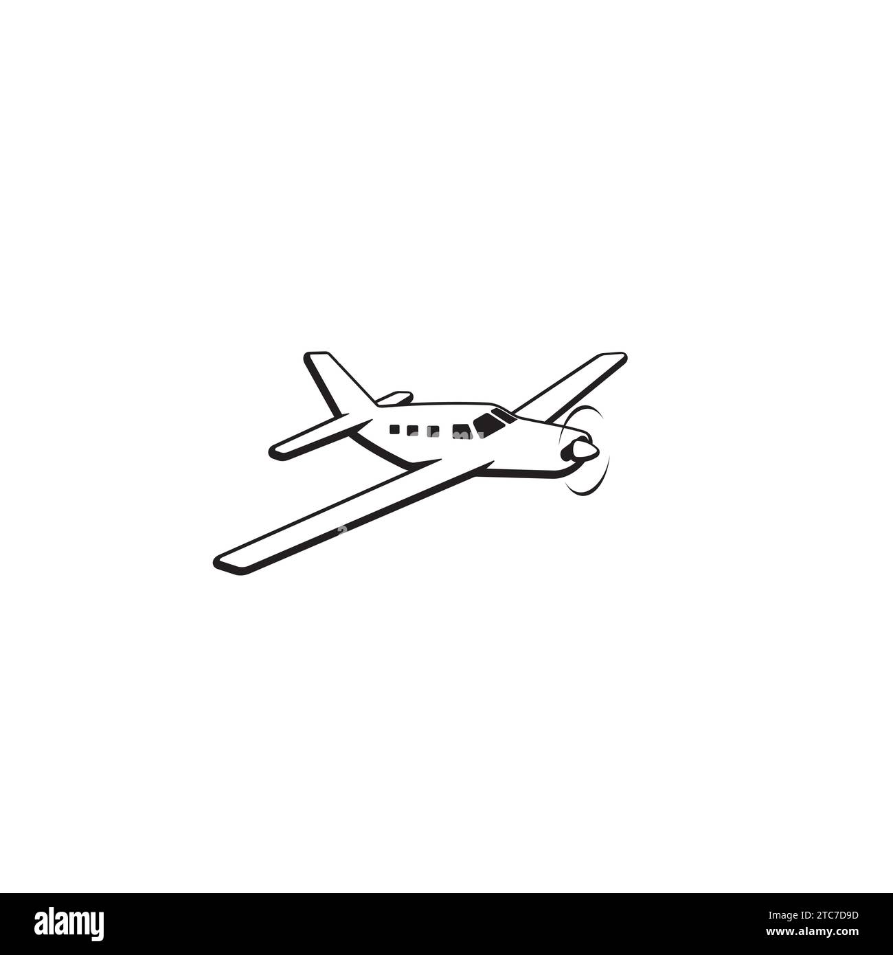 Plane logo Black and White Stock Photos & Images - Alamy
