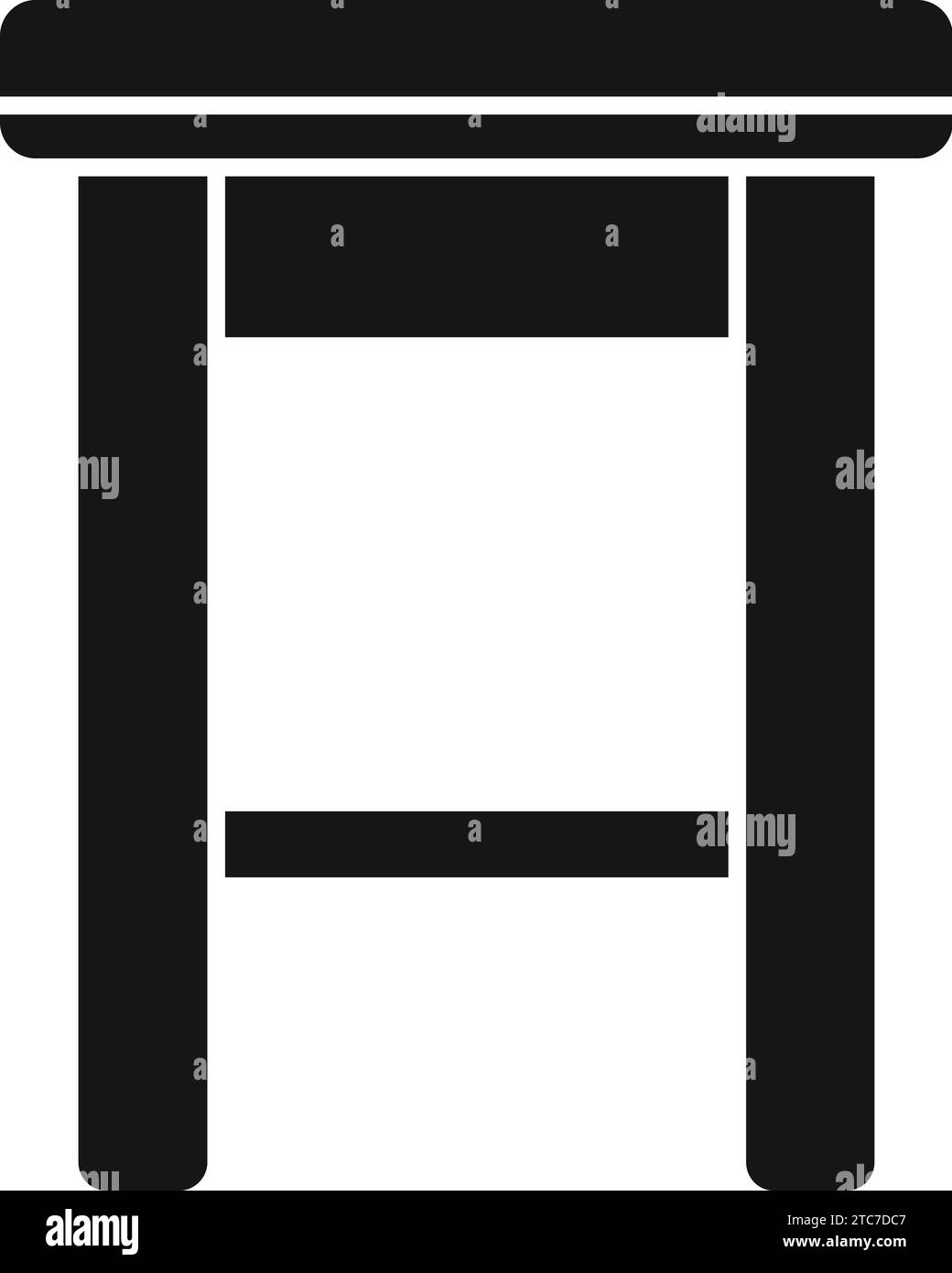 Wood Furniture Icon Simple Vector Architecture Project Deck Chair Stock Vector Image And Art Alamy