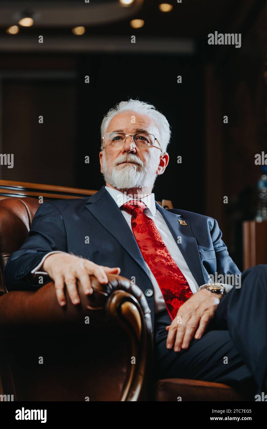 Confident successful university rector hi-res stock photography and ...