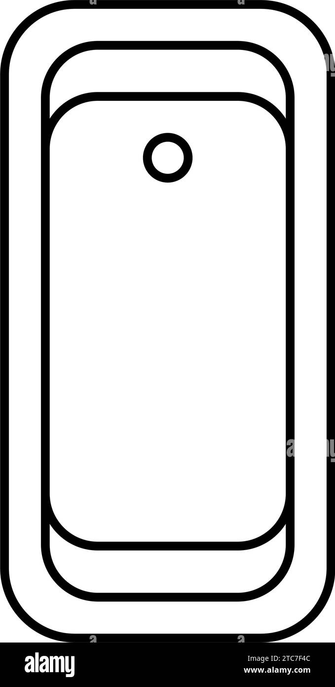 window top view line icon vector illustration Stock Vector Image & Art ...