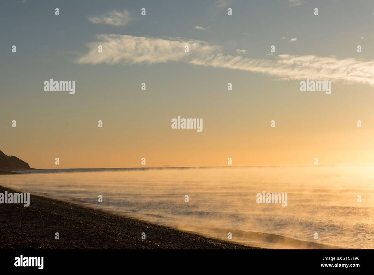 Mist weather beach hi-res stock photography and images - Alamy