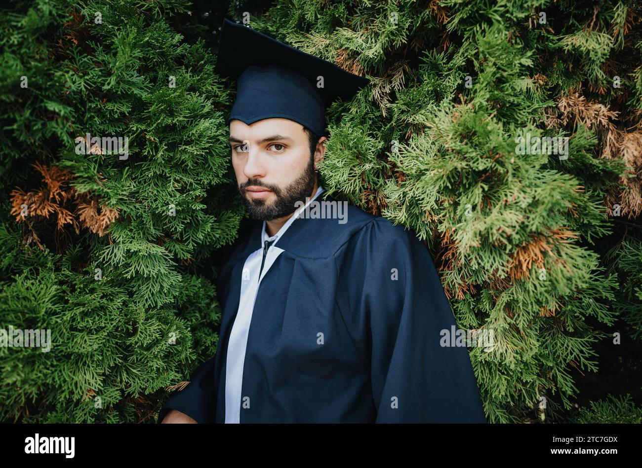 Graduating Students Celebrating Achieved Milestones Outdoors with ...