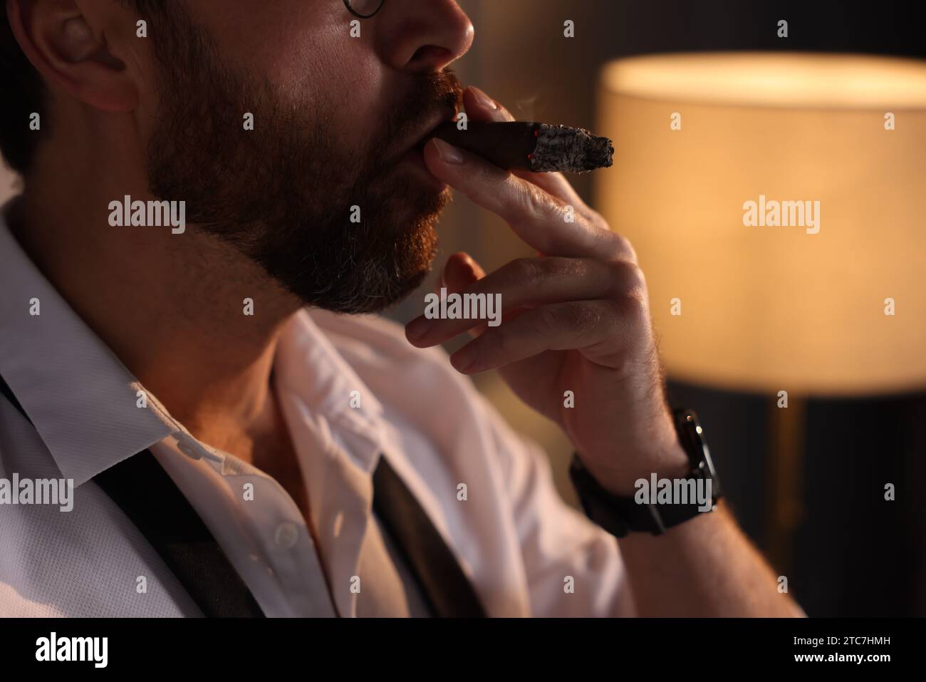 Cigar smoking room hi-res stock photography and images - Alamy