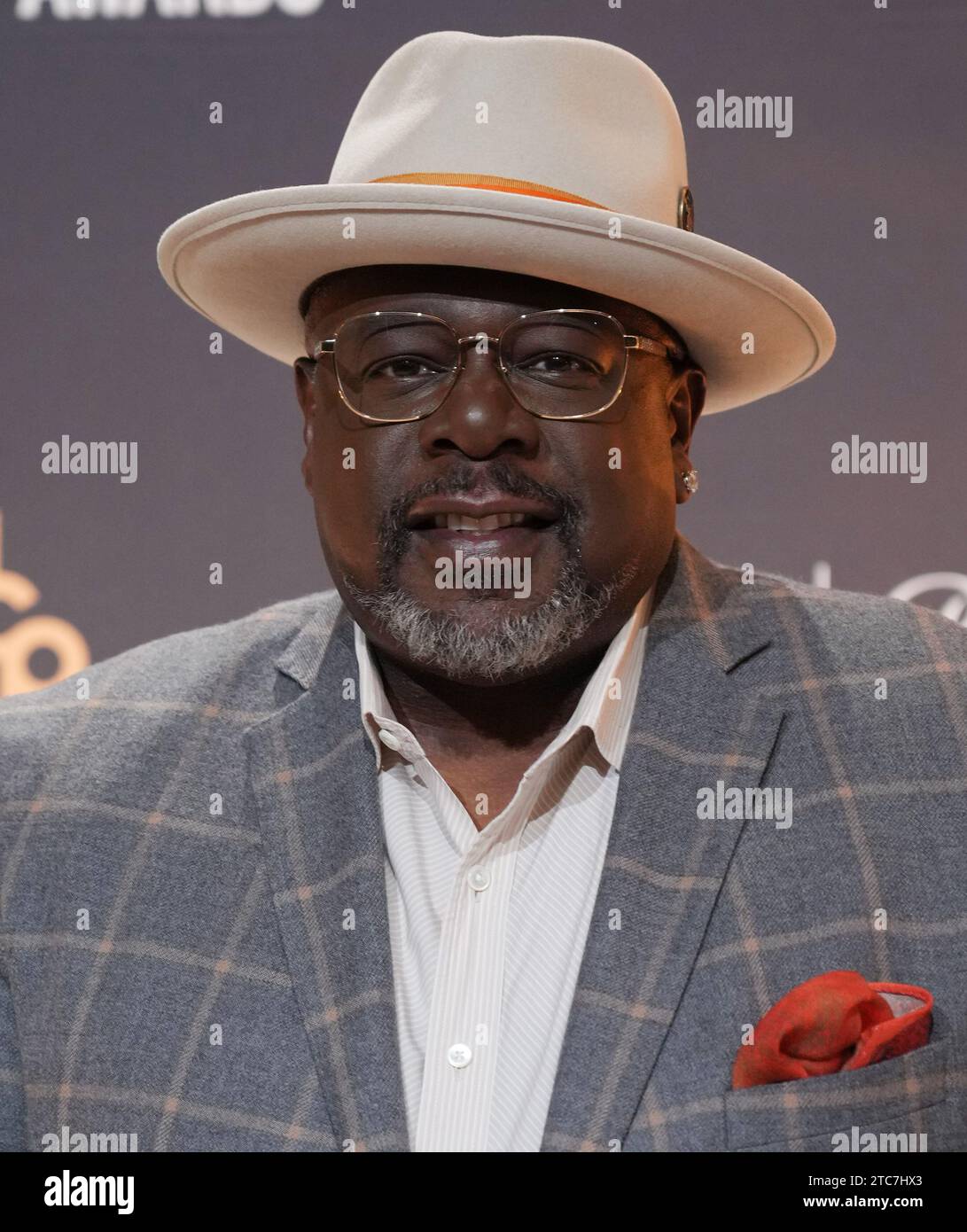Cedric the Entertainer at the 81st Golden Globe Awards Nominations ...