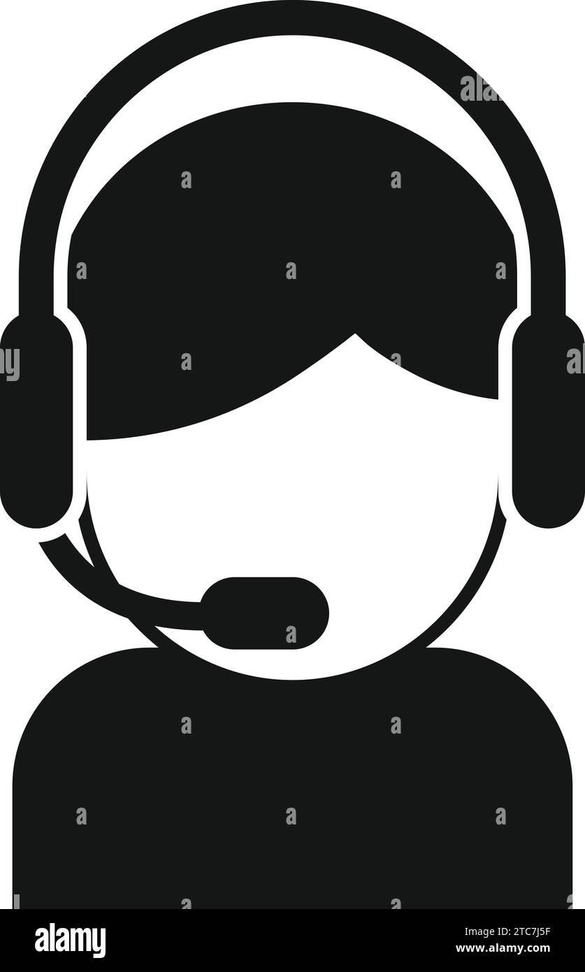 Sos call center icon simple vector. Alarm engine. Siren dial help Stock ...