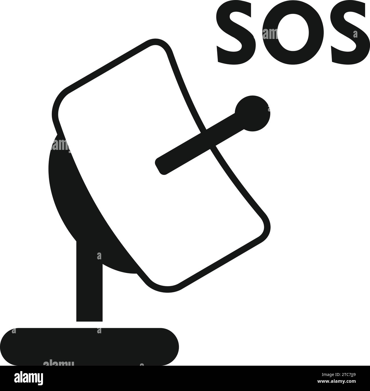 Danger emergency sos signal Black and White Stock Photos & Images - Alamy