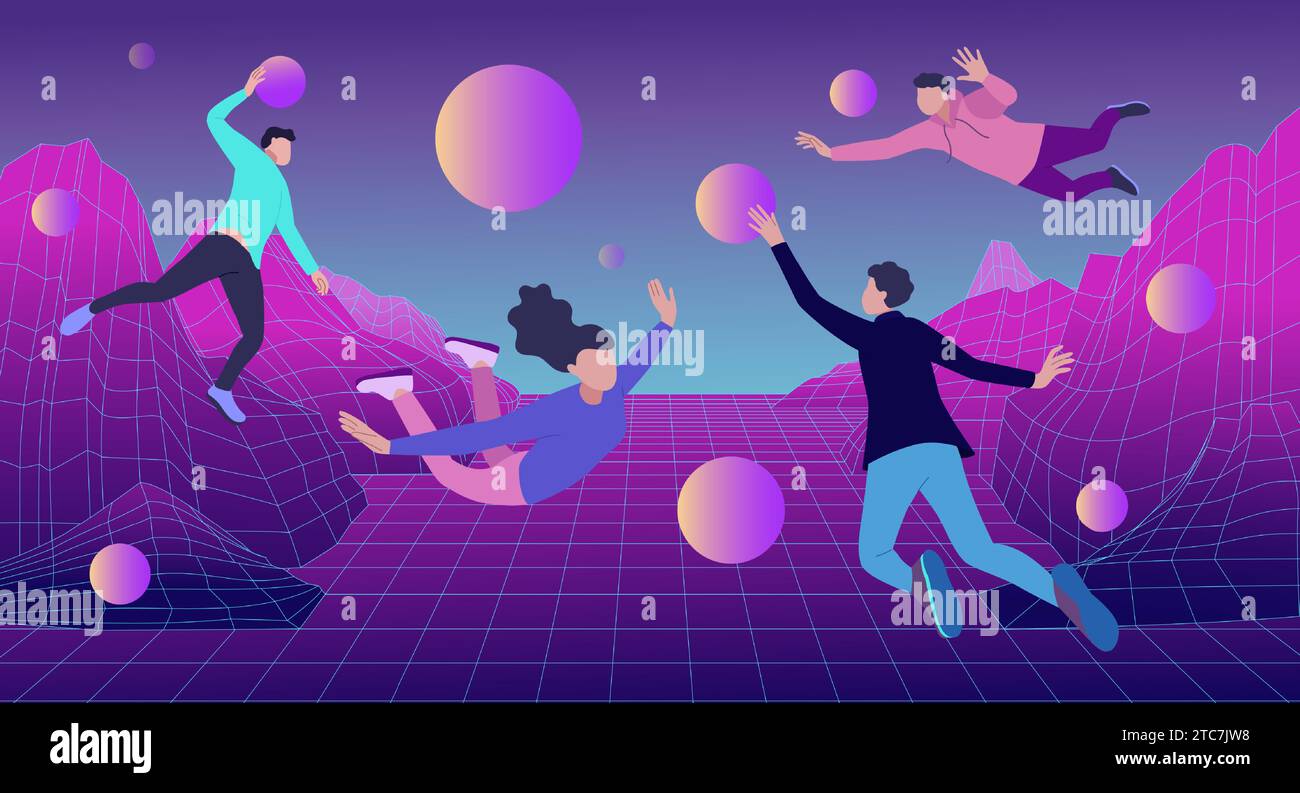 Artificial floating platform Stock Vector Images - Alamy