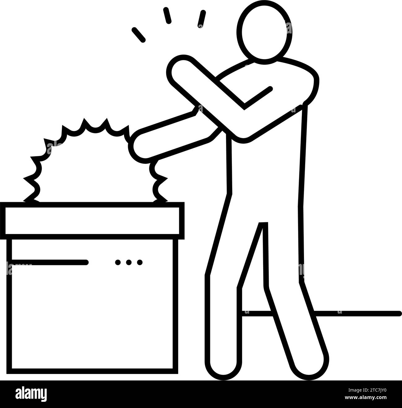 Cuts arm Stock Vector Images - Alamy