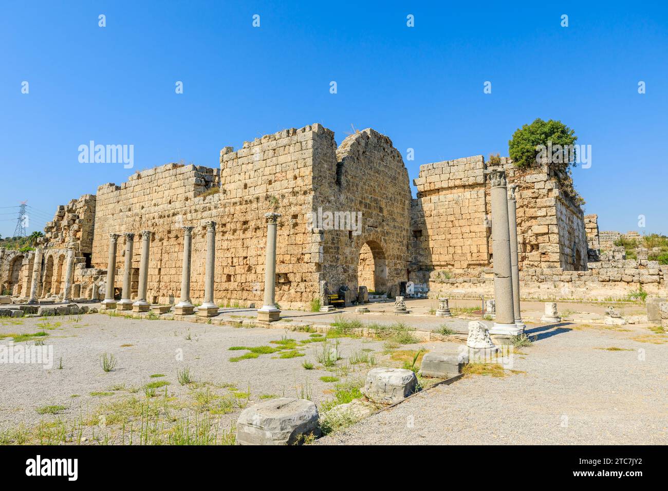 The ancient Perge city of Turkey. A remarkable symbol of Turkey's rich ...