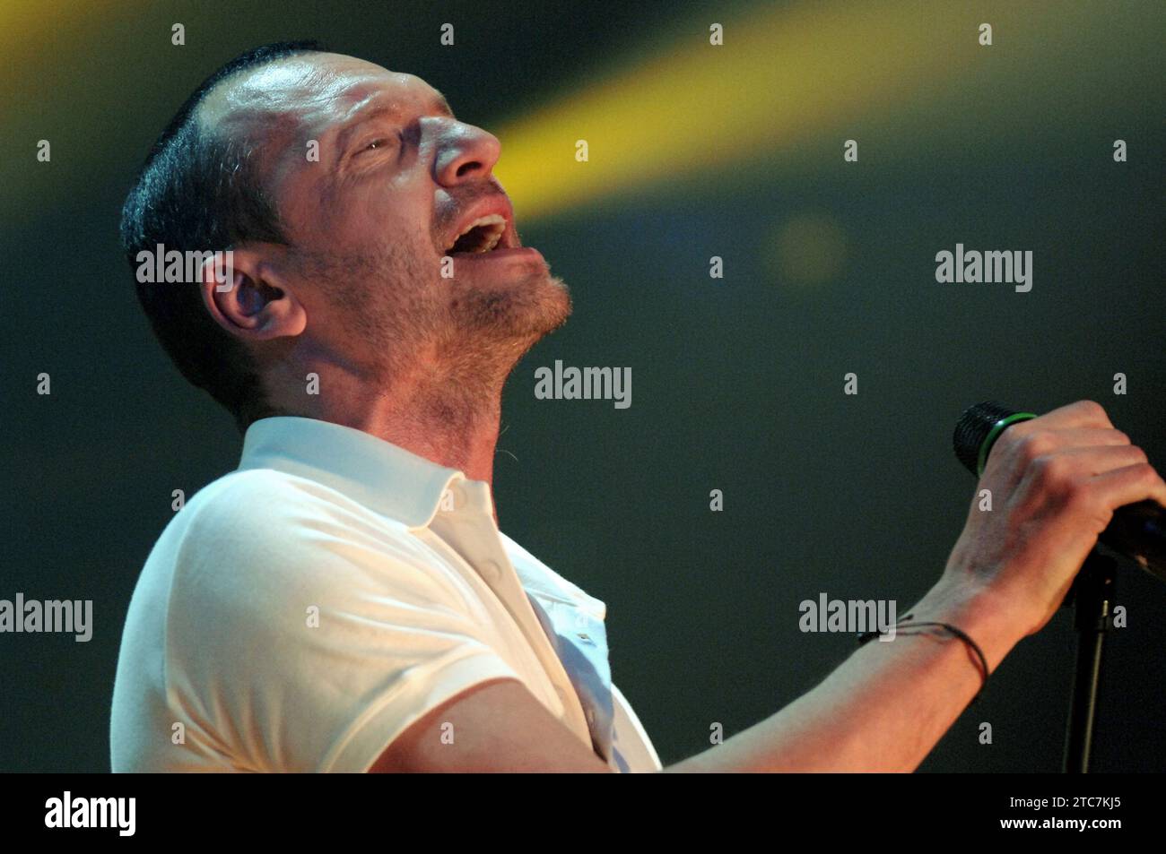 Milan Italy 2007-03-22 : Biagio Antonacci, Italian singer, during the ...