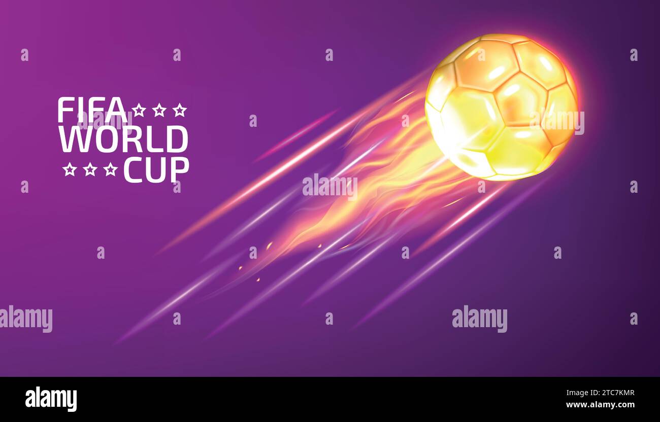 Burning soccer ball Stock Vector Images - Alamy
