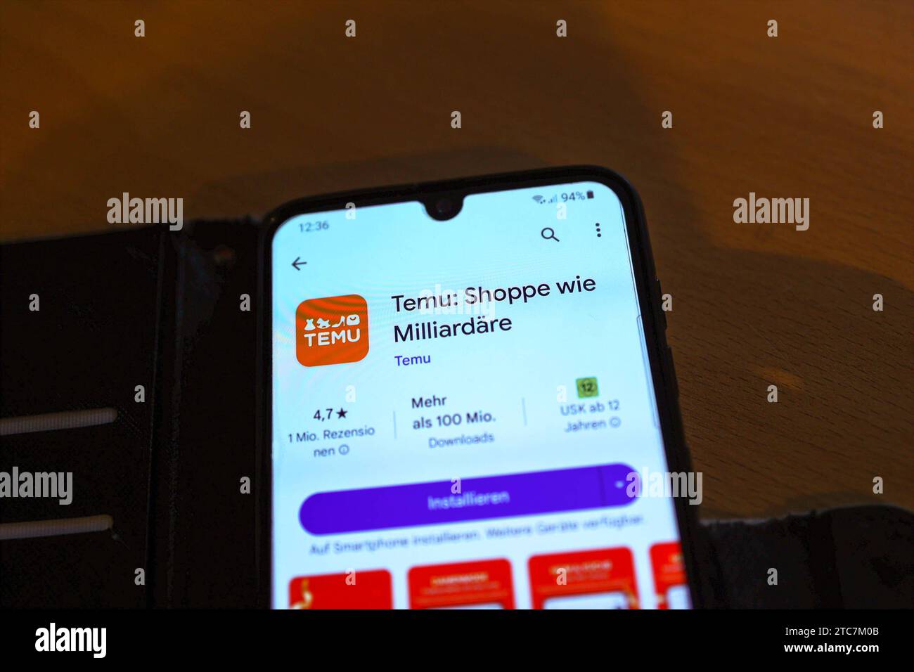 Temu shopping APP *** Temu shopping APP Copyright: xLobeca/RHx Credit ...