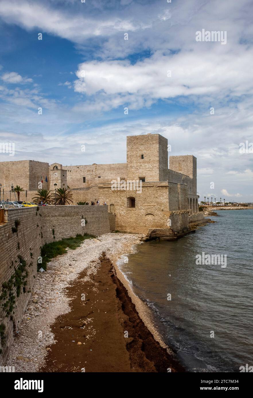 Italy Apulia Trani The Swabian castle Stock Photo - Alamy
