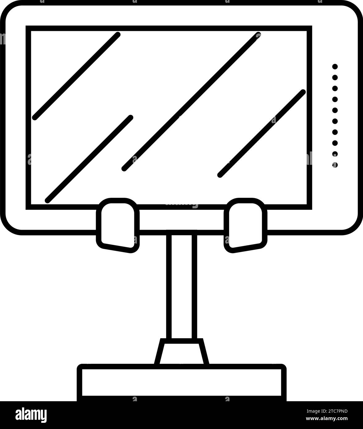 Desk stand phone Stock Vector Images - Alamy