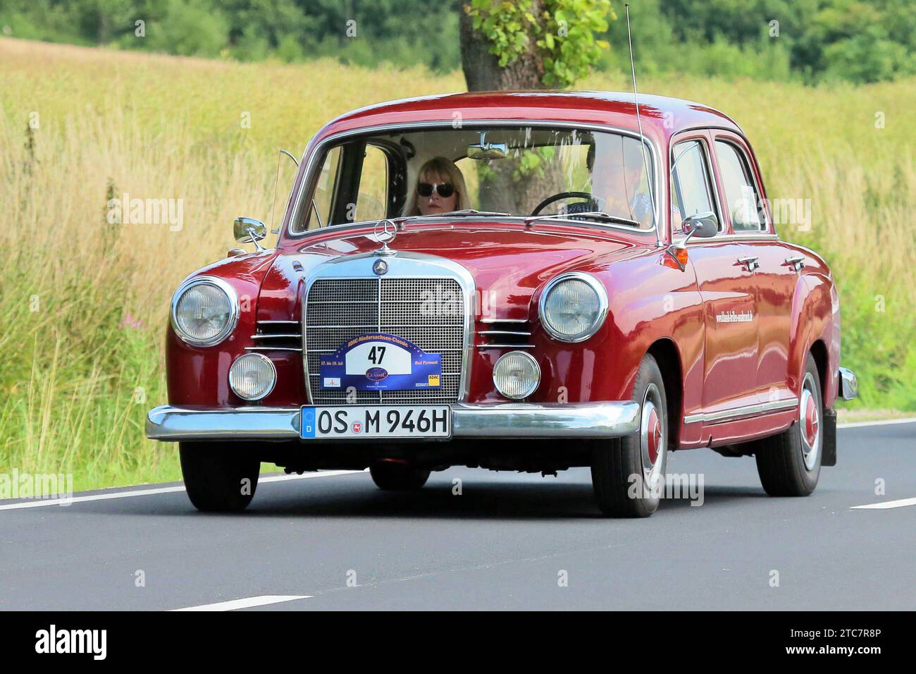 Mercedes-Benz 190 D Ponton 1959 - gesehen bei ADAC Oldtimer Rundfahrt ...
