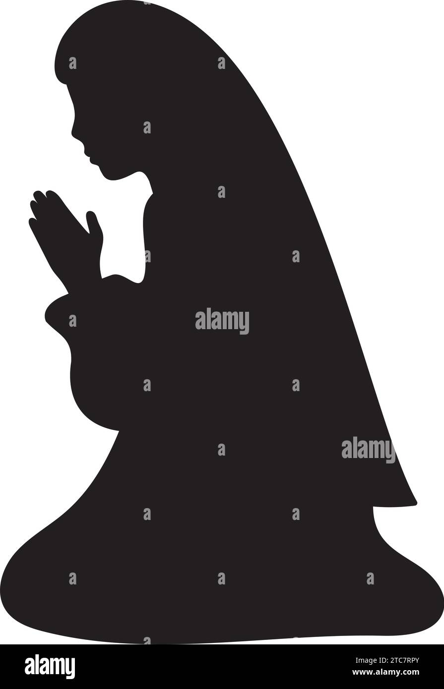Mary the mother of god icon Stock Vector Images - Alamy