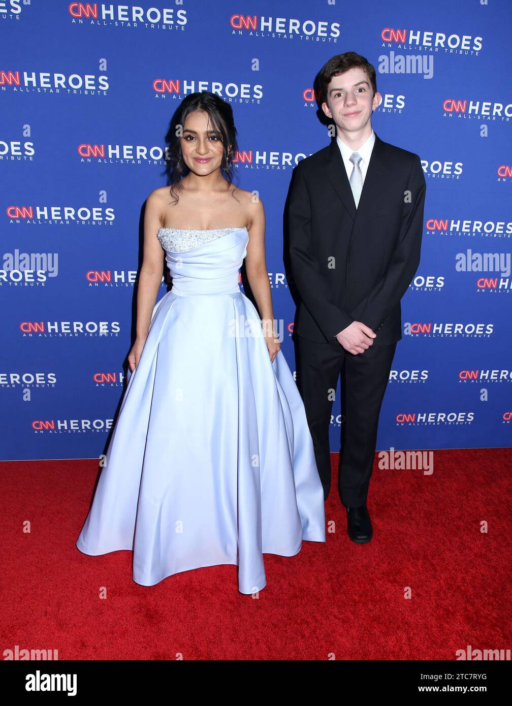 New York City, USA. 10th Dec, 2023. Emily Bhatnagar and Steven Hoffen ...