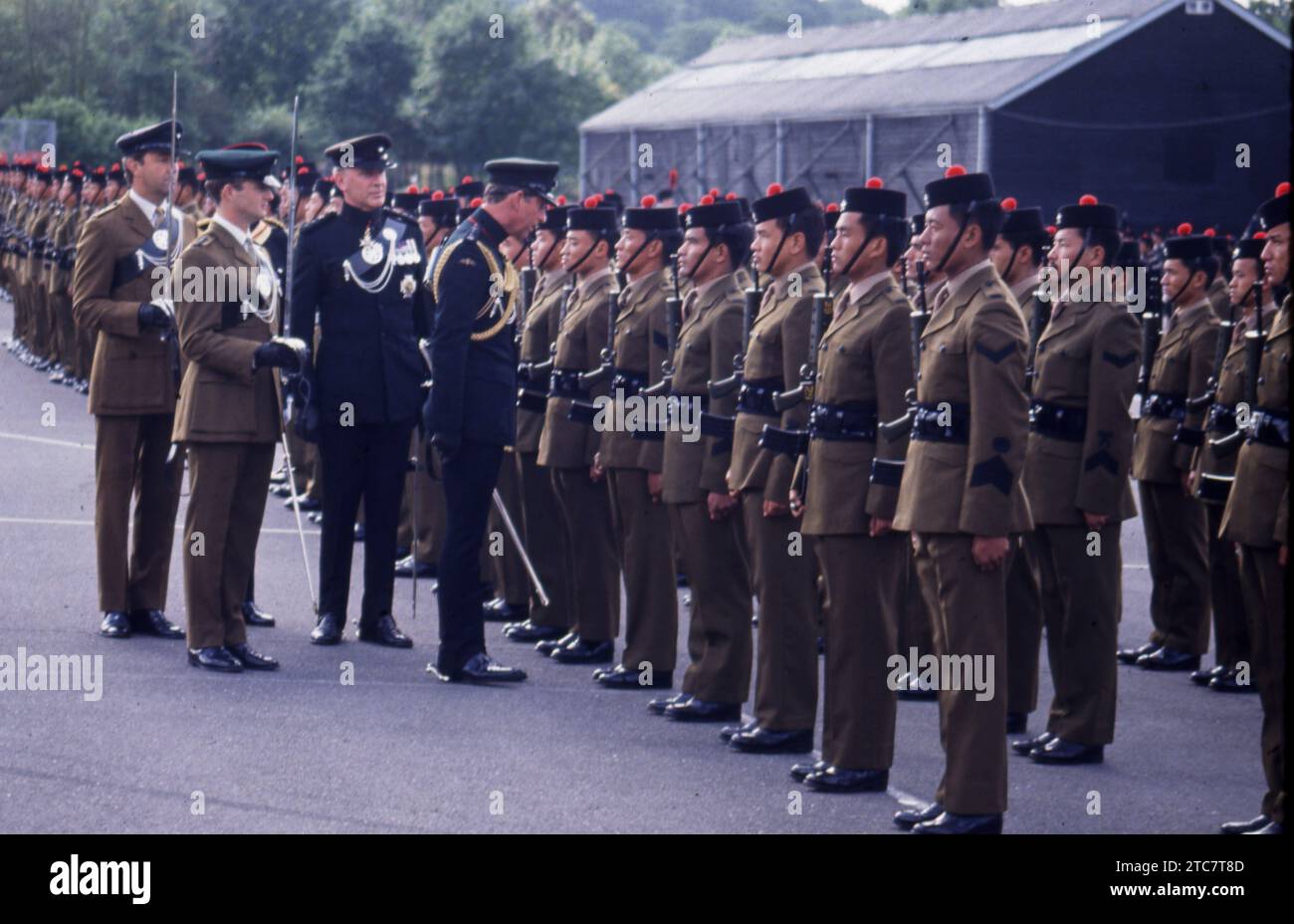 Prince Charles, The Prince of Wales inspection at The Royal Gurkha ...