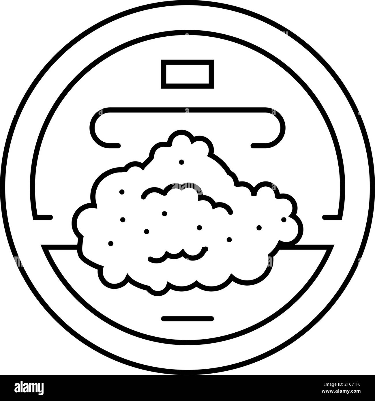 snuff tobacco nicotine line icon vector illustration Stock Vector Image ...