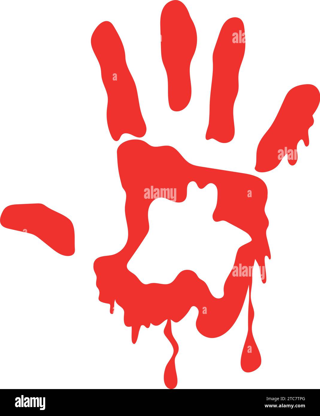 red hand illustration Stock Vector Image & Art - Alamy