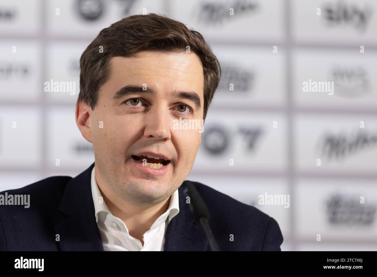 11 December 2023, Hesse, Frankfurt/Main: Soccer: Members' meeting of ...