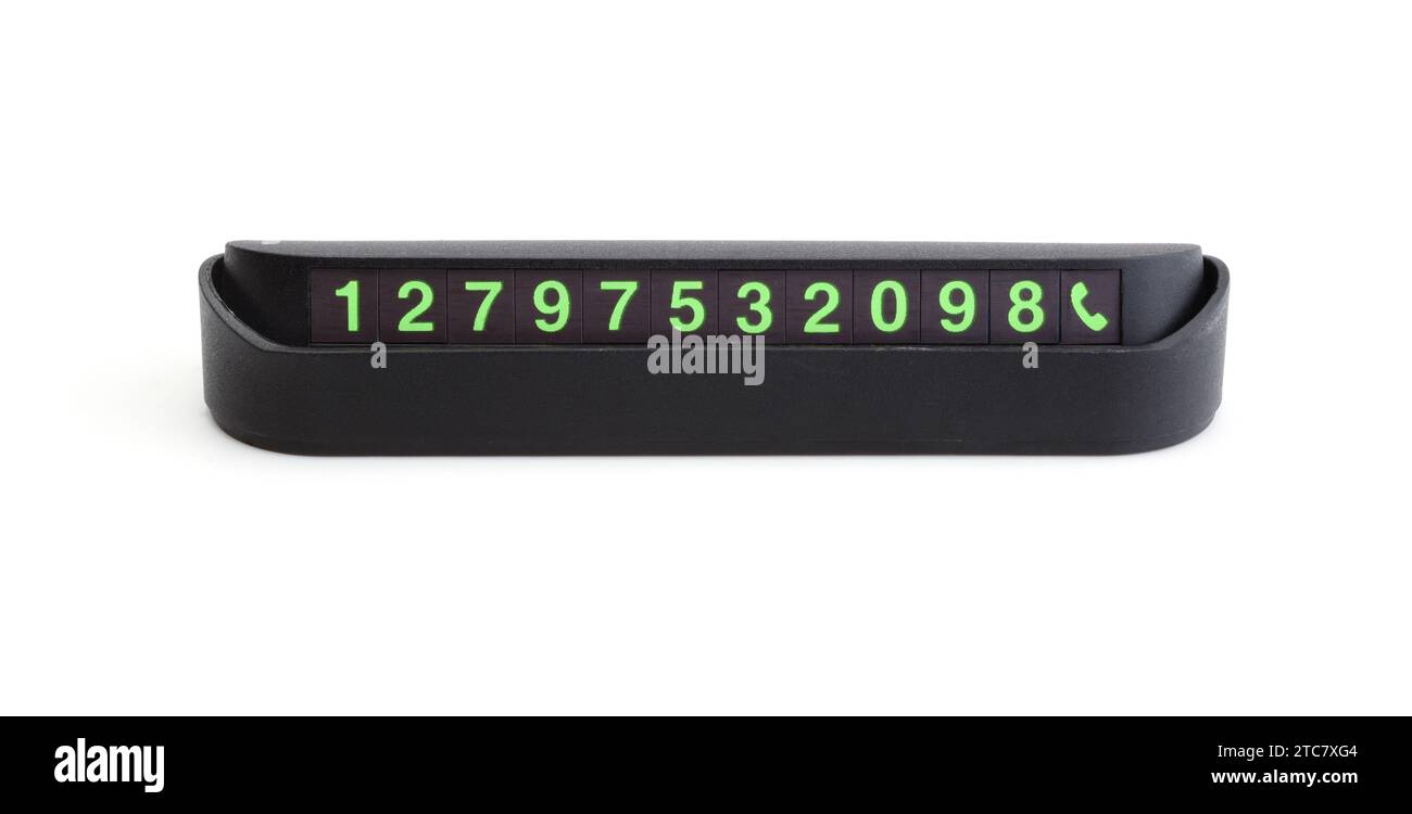 Number card hi-res stock photography and images - Alamy