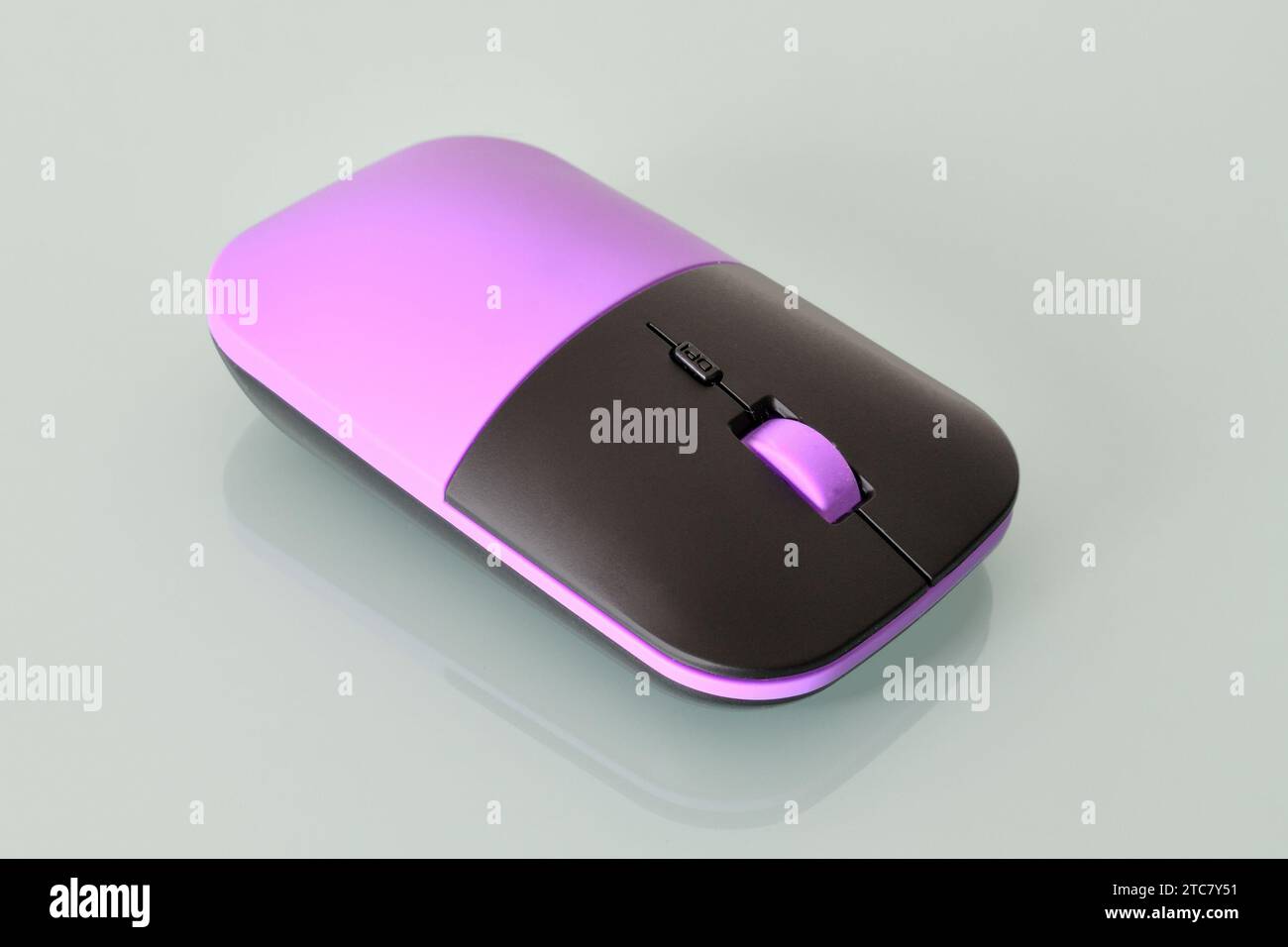 Pink computer mouse close up Stock Photo - Alamy