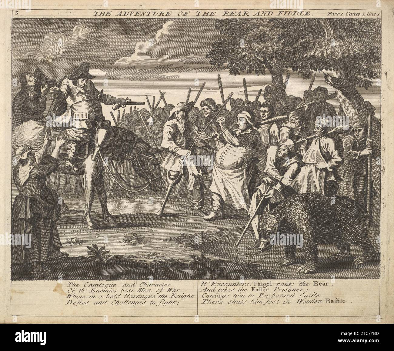 The Adventure of the Bear and the Fiddle (Plate 3: Illustrations to ...