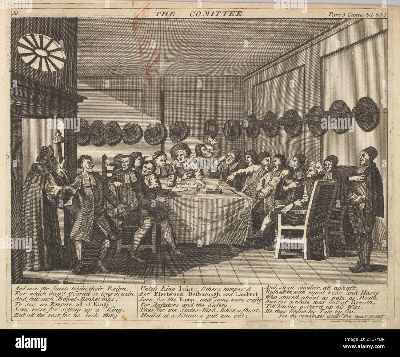 The Committee (Plate 10: Illustrations to Samuel Butler's Hudibras ...