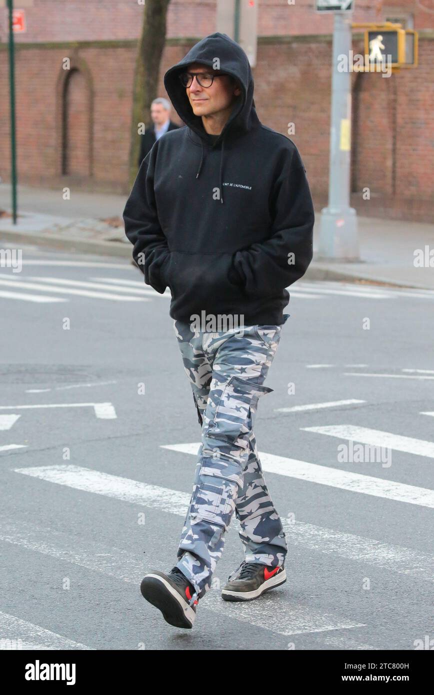 Bradley Cooper keeps a low profile as he is seen in New York City ...