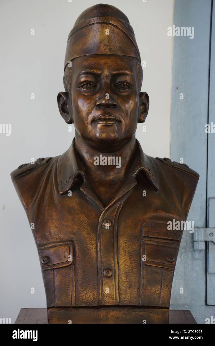 The Statue of Mayjen Donald Isaac Panjaitan. He is one of the ...