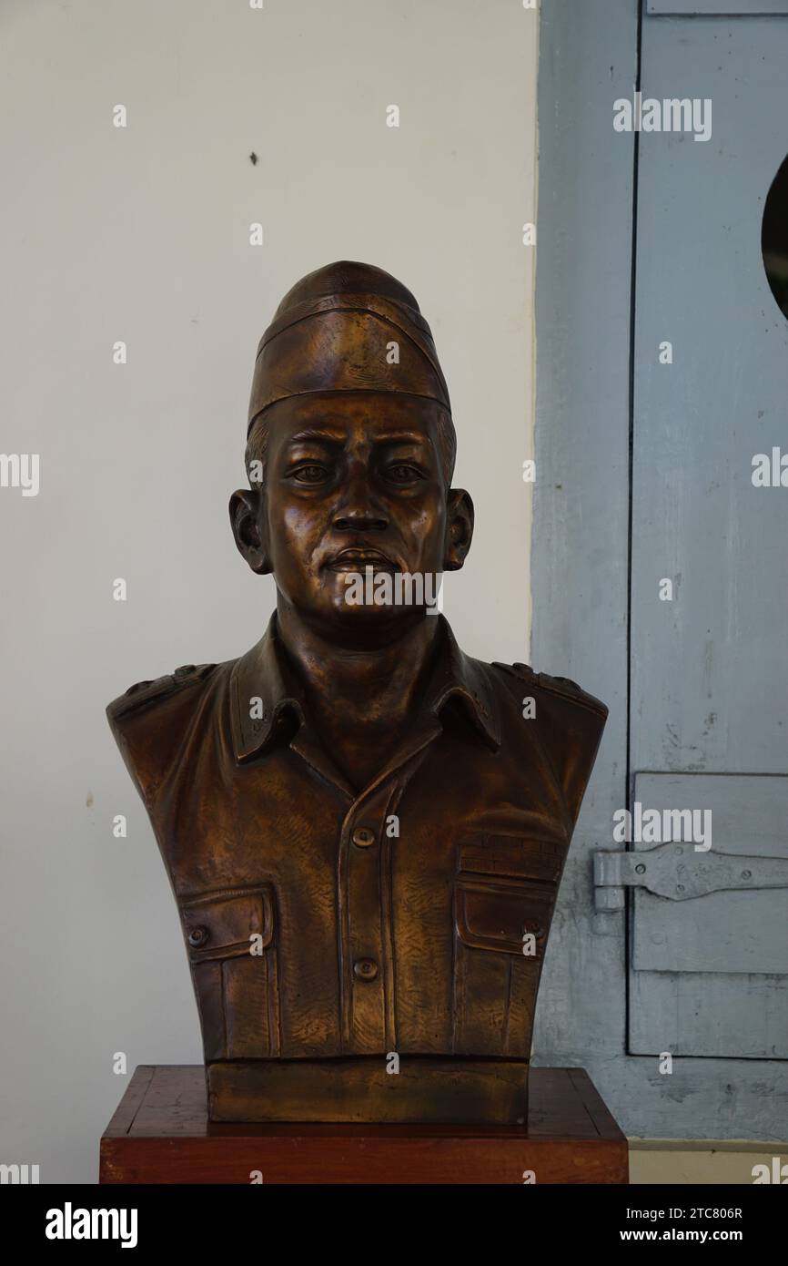 The Statue of Mayjen Donald Isaac Panjaitan. He is one of the ...