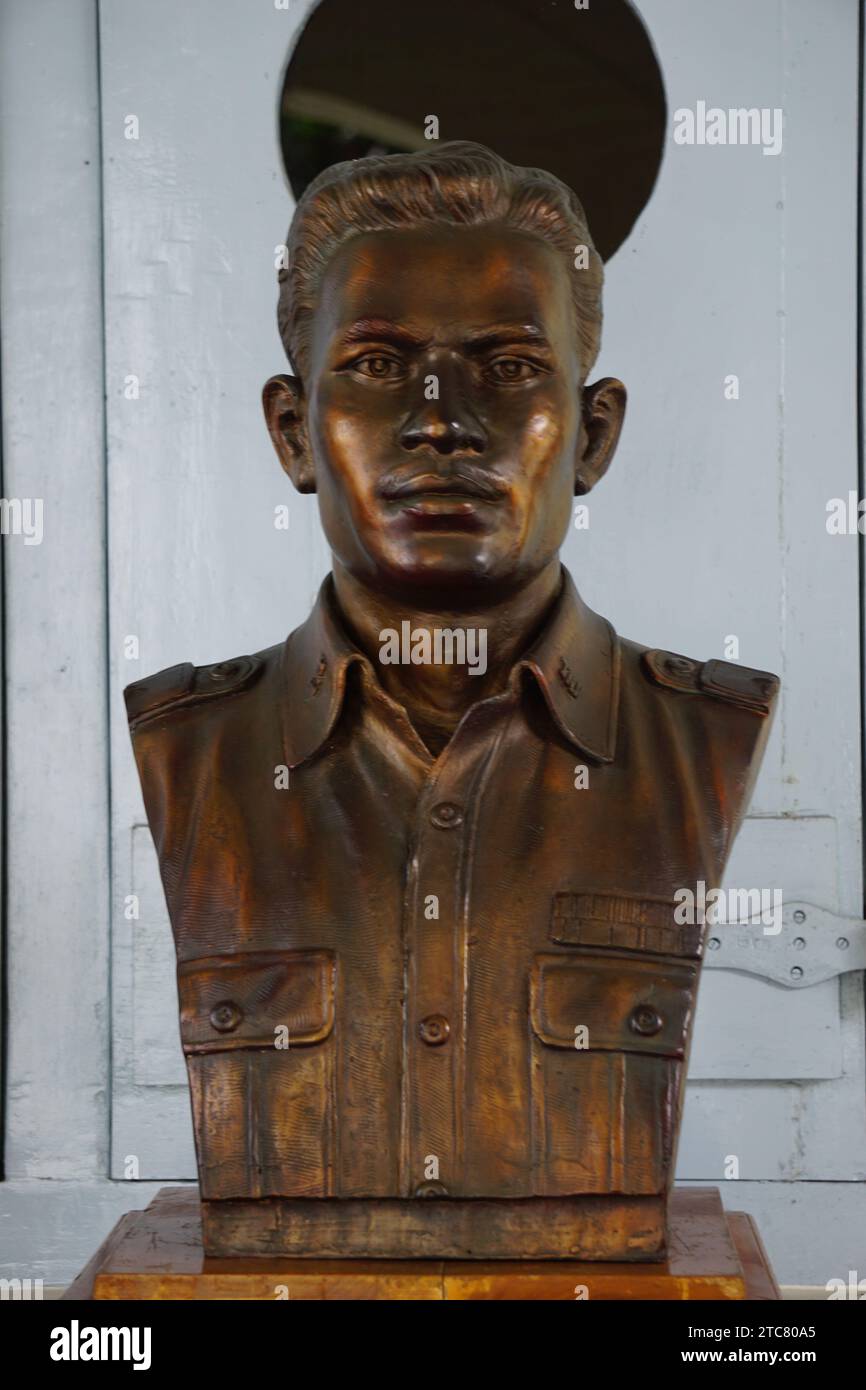 The Statue of Mayjen Sutoyo Siswomiharjo. He is one of the Indonesian ...