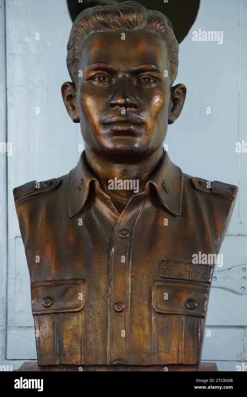 The Statue of Mayjen Sutoyo Siswomiharjo. He is one of the Indonesian ...