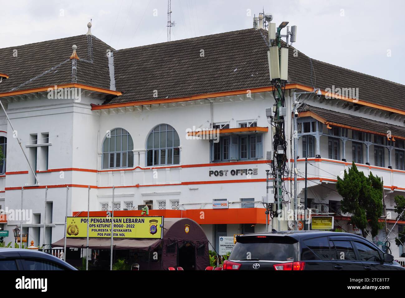 The heritage of the Indonesian post office building in Malioboro Stock ...