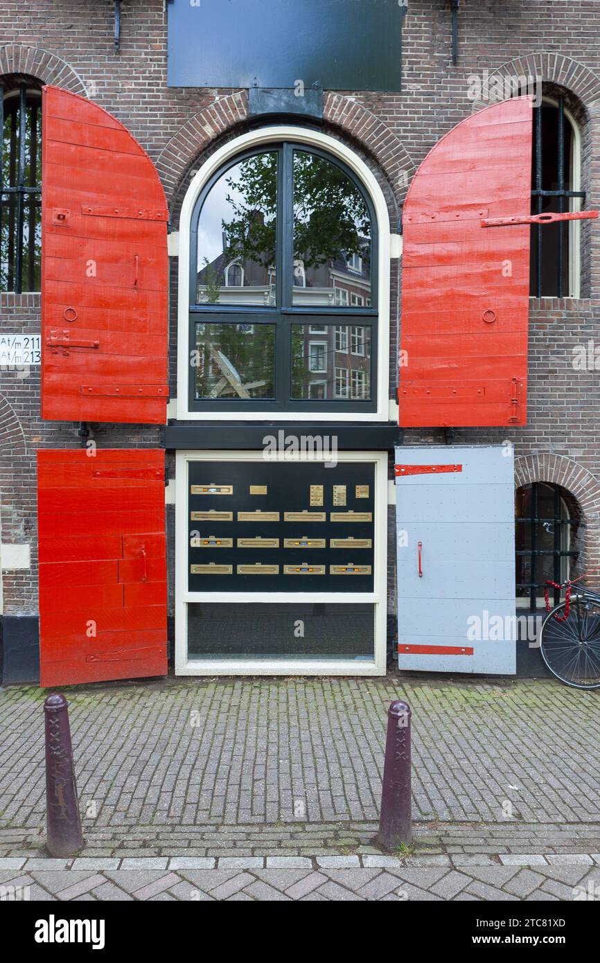 Window of a house in Amsterdam, The Netherlands Stock Photo - Alamy