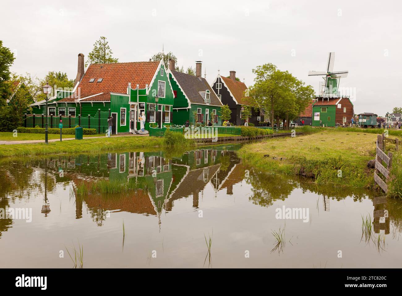 Village of Zaanse Schans, Zaandam, The Netherlands Stock Photo - Alamy