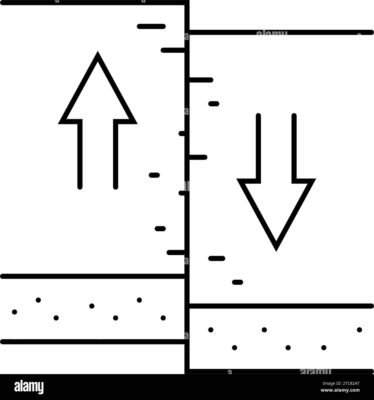 transform earthquake line icon vector illustration Stock Vector Image ...